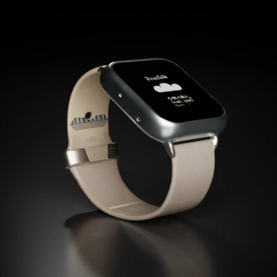 AI smartwatch with a cloud display. 3D Models | Realistic smartwatch ...