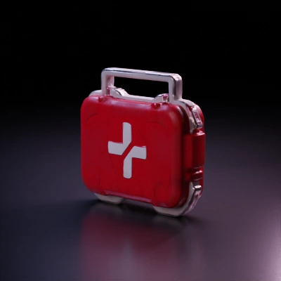 AI Medkit with white cross, rugged design. 3D Models | Realistic Medkit ...