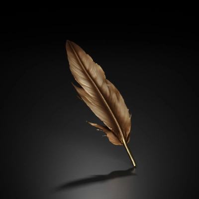 AI a finely detailed texture of a feather. 3D Models | Realistic a ...
