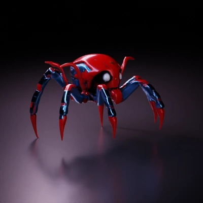 AI Mechanical spider, robotic design, futuristic. 3D Models | Realistic ...