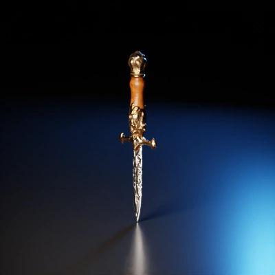 AI Ornate dagger with detailed carvings. 3D Models | Realistic Ornate ...