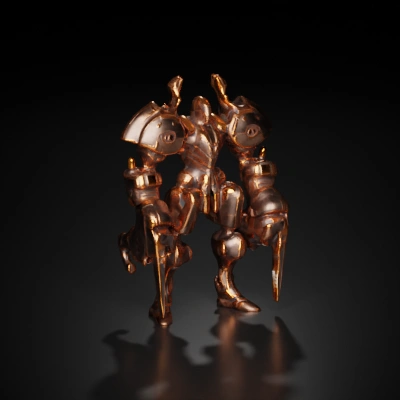 AI Giant armored humanoid mech wielding a large sword. 3D Models ...