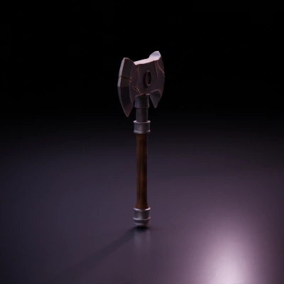 AI Medieval battle axe. 3D Models | Realistic Medieval battle axe. 3D ...