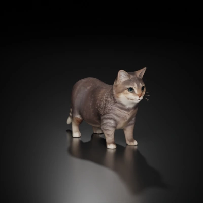 AI cute tabby cat. 3D 模型 | cyk 创建的逼真 cute tabby cat. 3D 图形和资产 | 下载 FBX、OBJ、GLB、USDZ 等格式的 3D cute ...