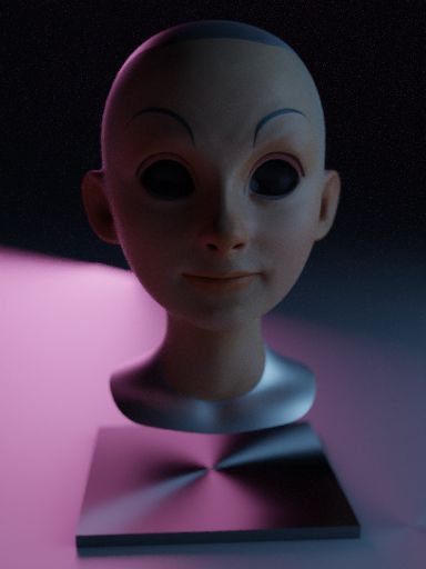 AI face, round, gentle, wrinkles, squinting eyes, low bridge of nose ...