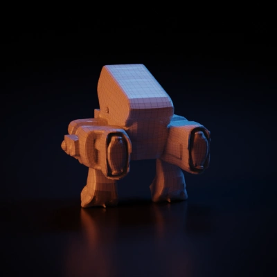 AI Giant battle-ready mech head. 3D Models | Realistic Giant battle ...