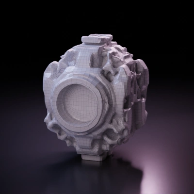 AI Detailed mechanical sphere with intricate parts. 3D Models ...