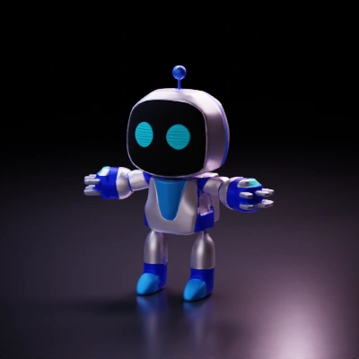 AI small humanoid robot. 3D Models | Realistic small humanoid robot. 3D ...