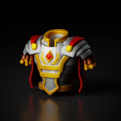 AI Medieval knight chest armor, ornate design. 3D 模型 | SergVM 创建的逼真 ...